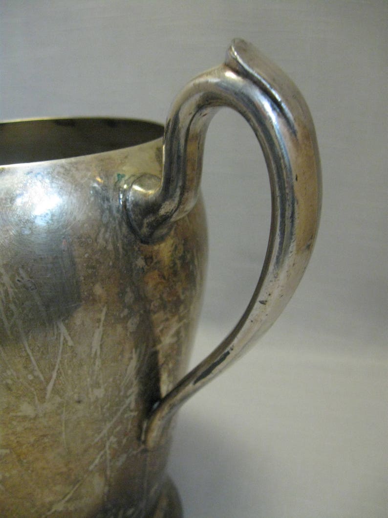 Academy Silver Co Silver Plate Pitcher 9 Tall Holds 56 - Etsy