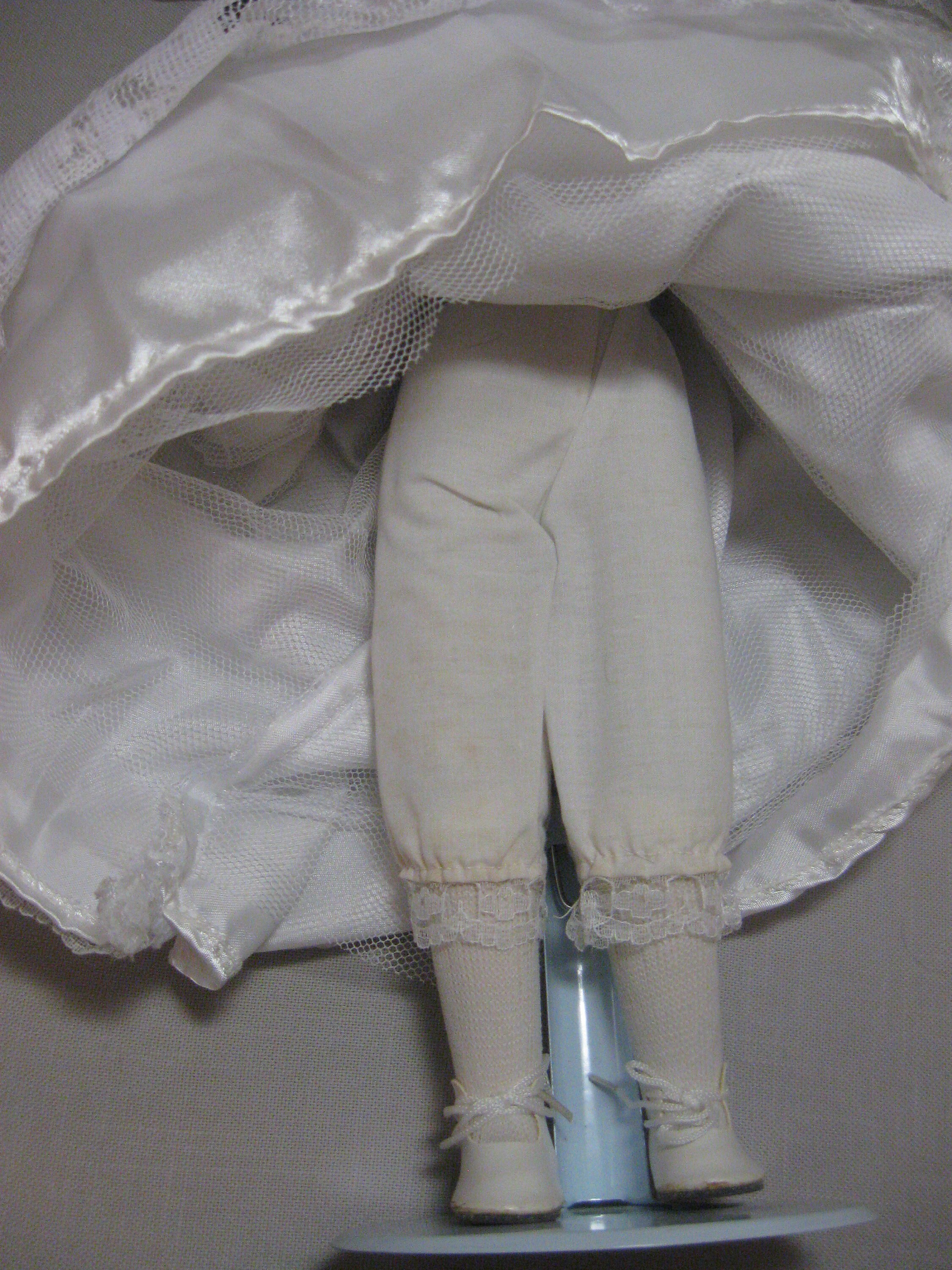 Doll Bisque Porcelain African American Bride Name Olga Long Veil Faux ...