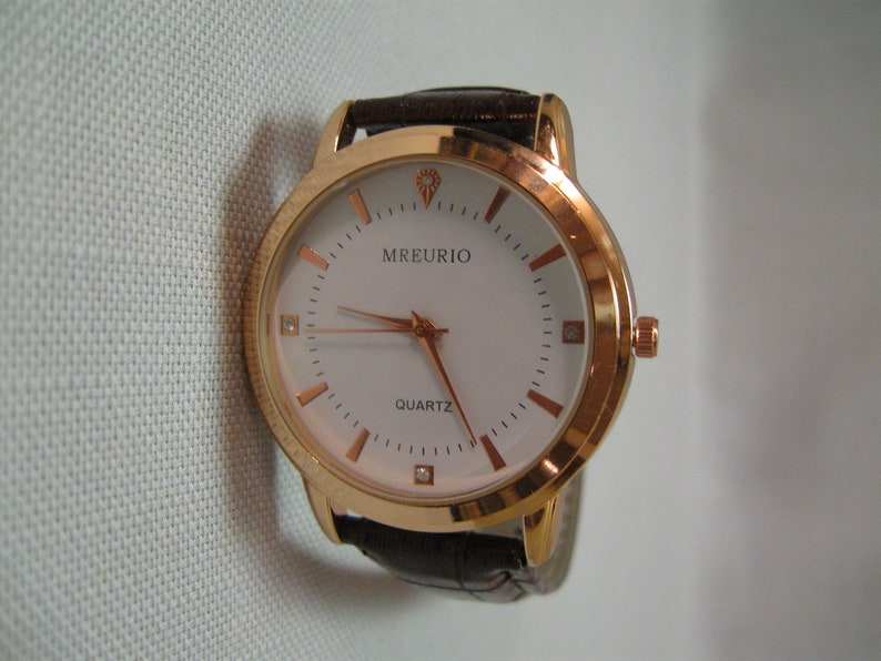 Men's Watch Mreurio Quartz Movement 20 Genuine Leather - Etsy