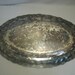 Silver Plate Butler Waitress Serving Tray Stamp Crown CC 21 Inches Long ...