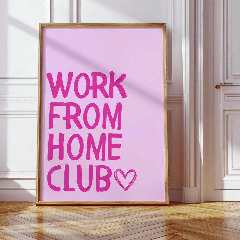 Funny WFH Quote Prints - Home Office Wall Art (digital Download) - Etsy