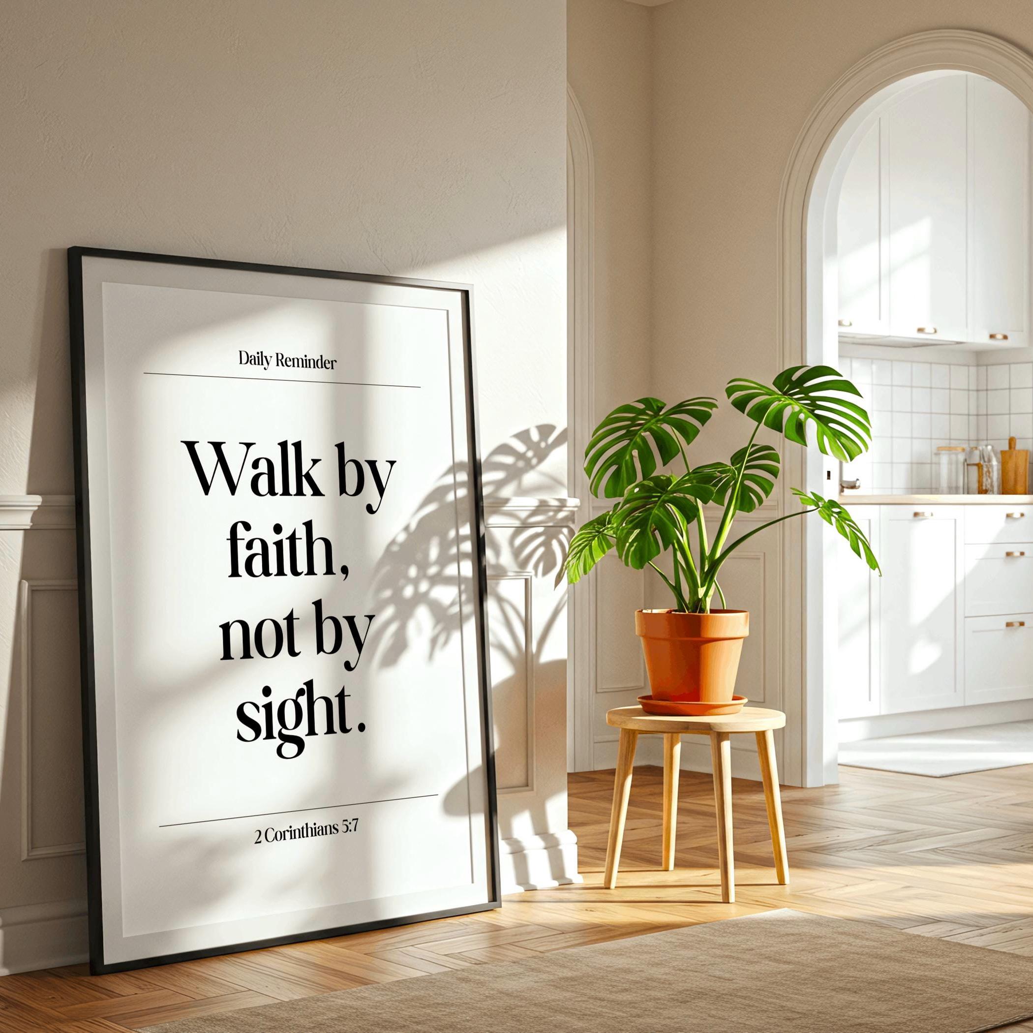 Daily Reminder Scripture Wall Art Set | Christian Bible Verse Prints ...