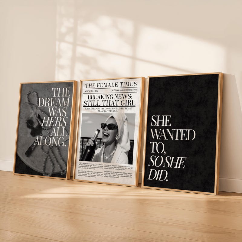 Female Empowerment Poster - Etsy