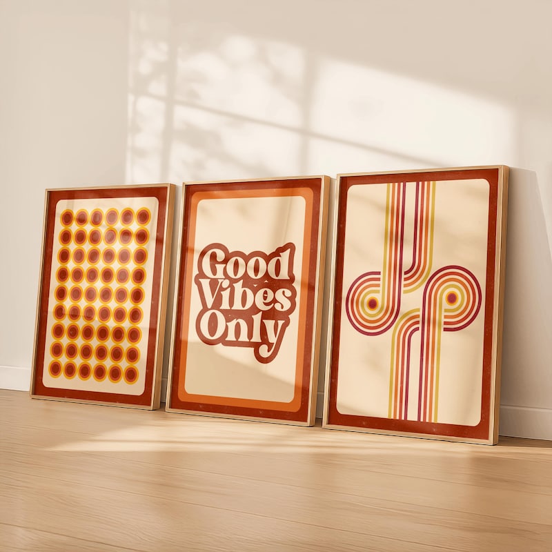 Poster Trio Orange - Etsy