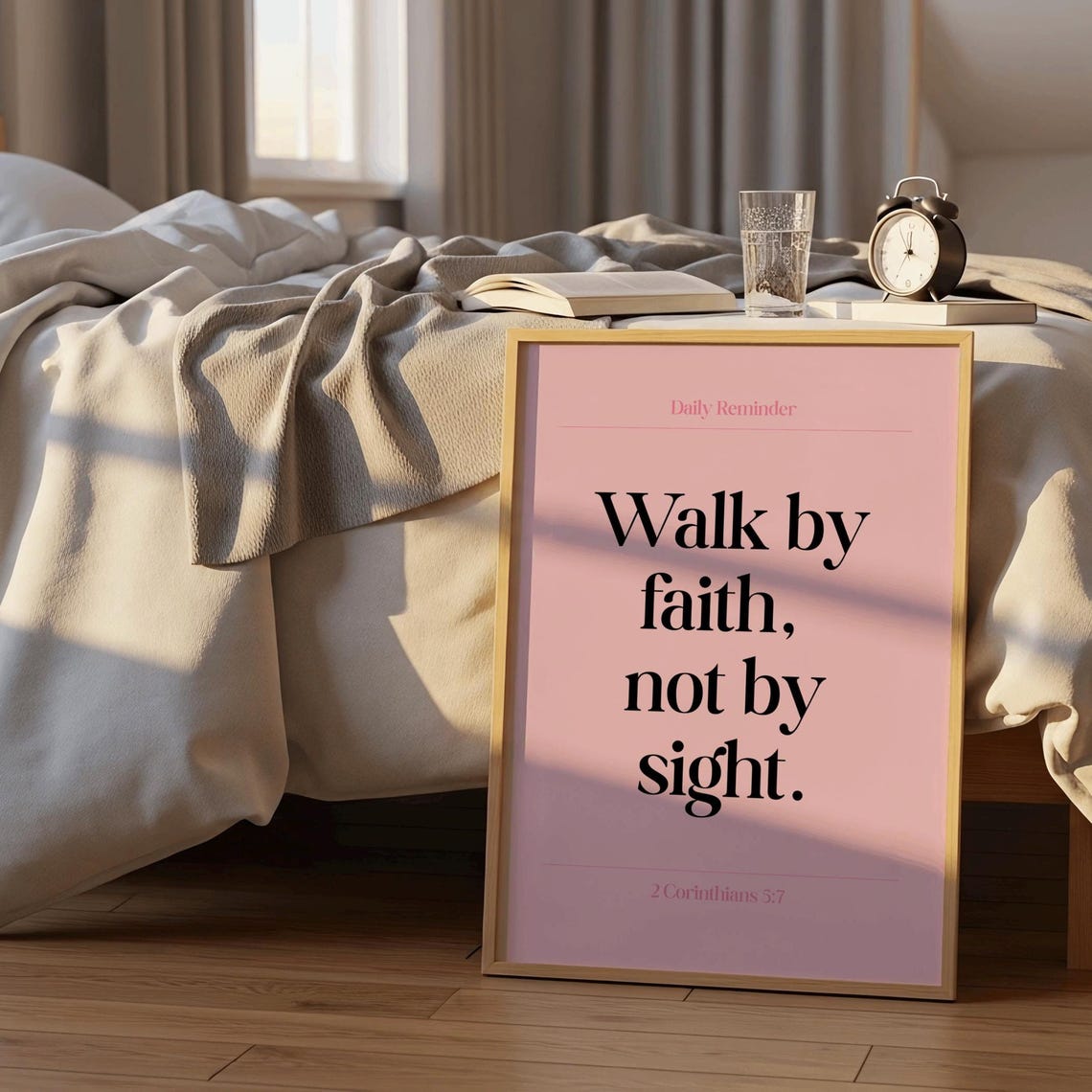 Daily Reminder Scripture Wall Art Set | Christian Bible Verse Prints ...