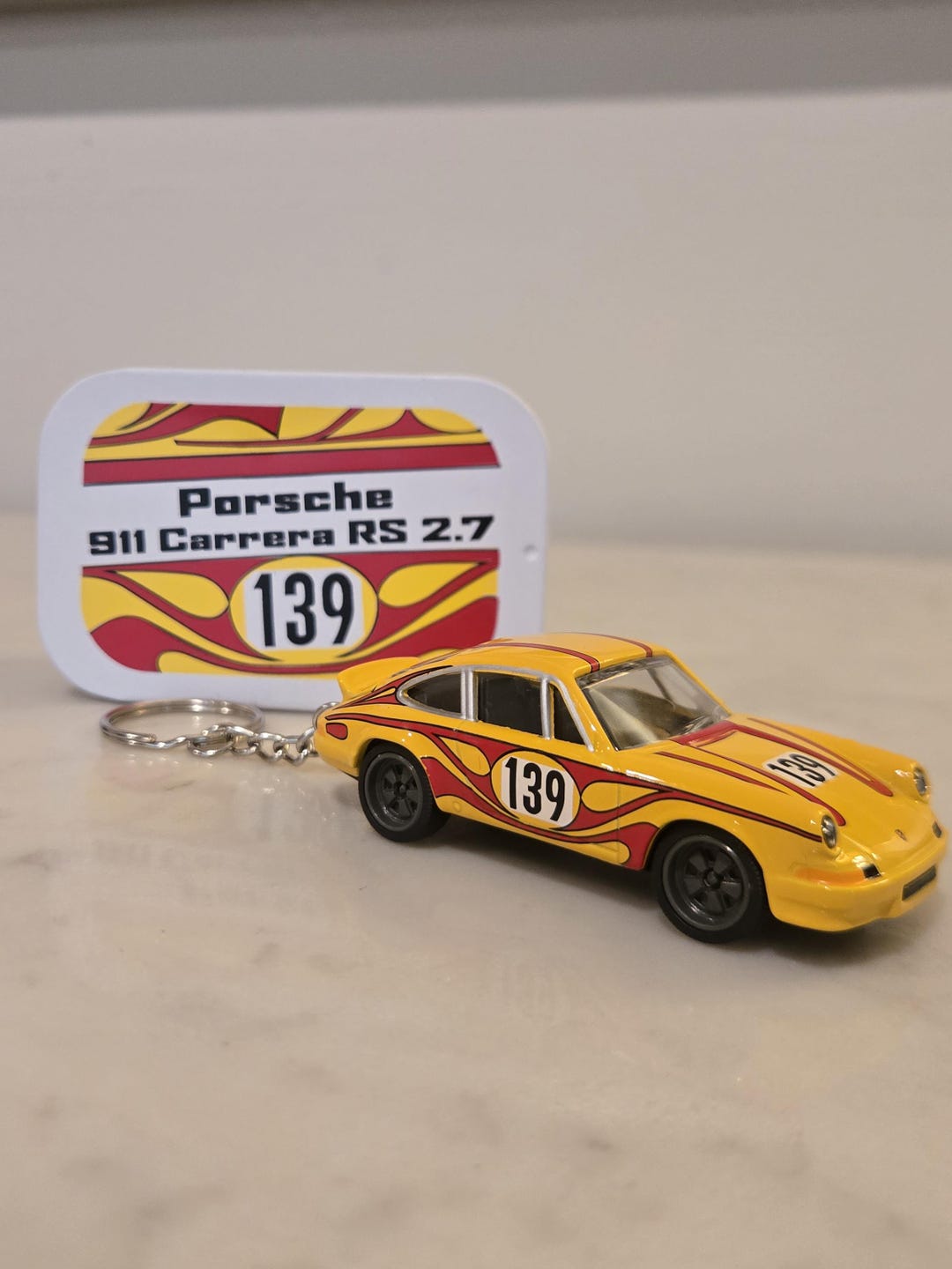 Porsche 911 Carrera Keychain - Etsy