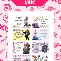 Zootopia 2 Valentines, Zootopia Valentine Cards, Judy Hopps Printable ...
