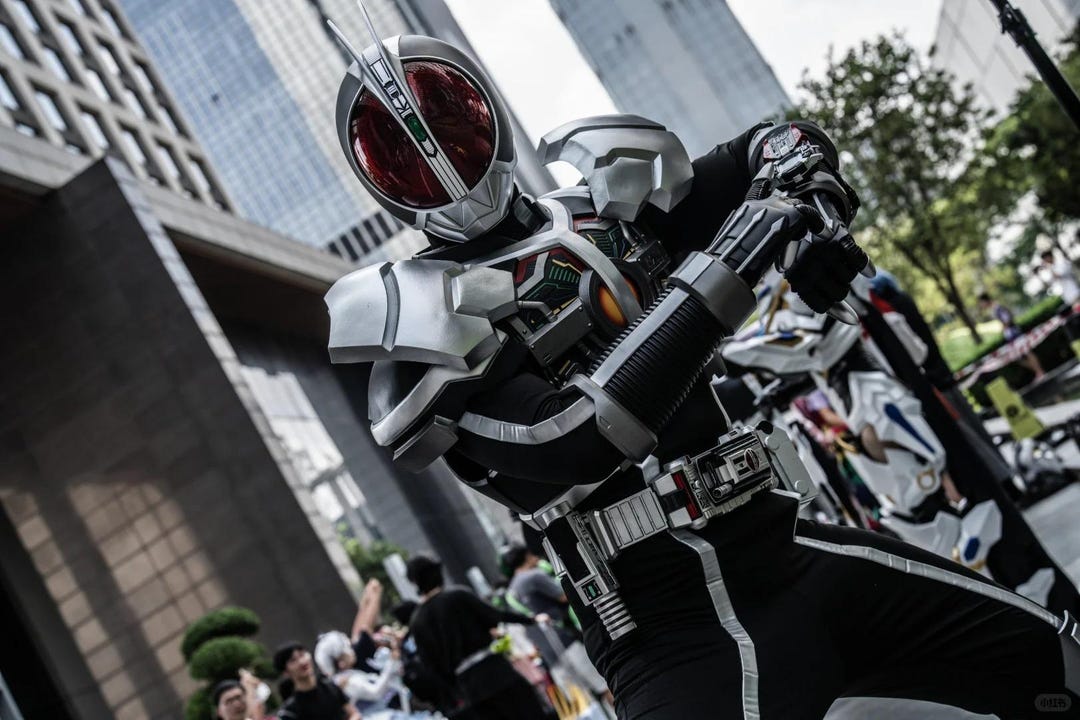 Kamen Rider Accel Faiz 555 Cosplay Suit | Custom Made Armor Bodysuit ...