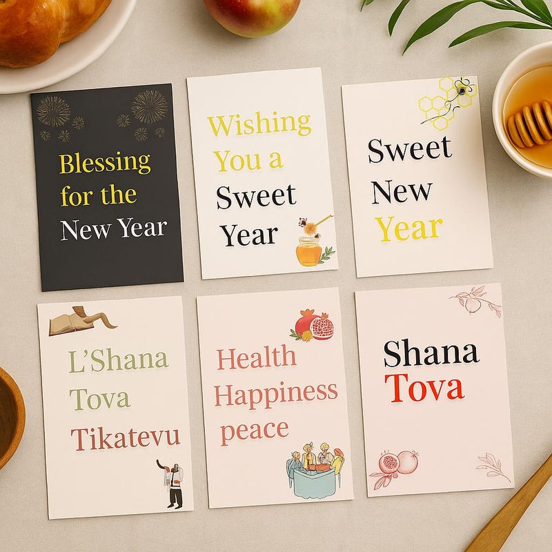 Shana Tova Card - Etsy