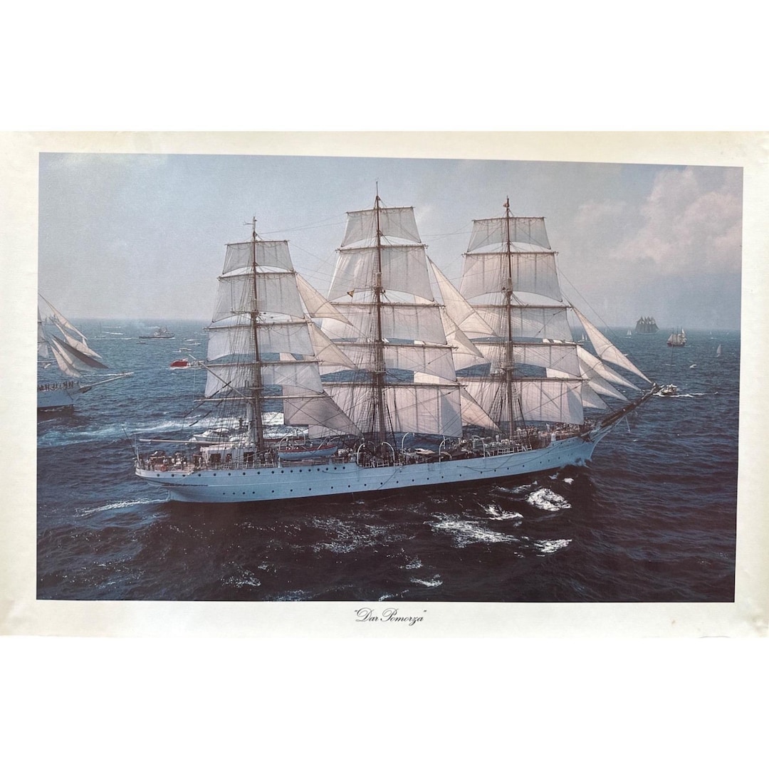 Set of 6 Tall Ships Bicentennial Prints - 1976 Baltimore Visit ...