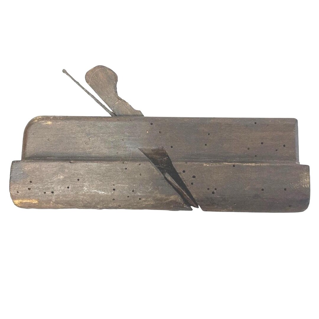 Antique Wooden Hand Plane Woodworking Tool – Possibly Amish – Rustic ...