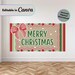 Editable Merry Christmas Banner Template | DIY Canva Template (digital ...