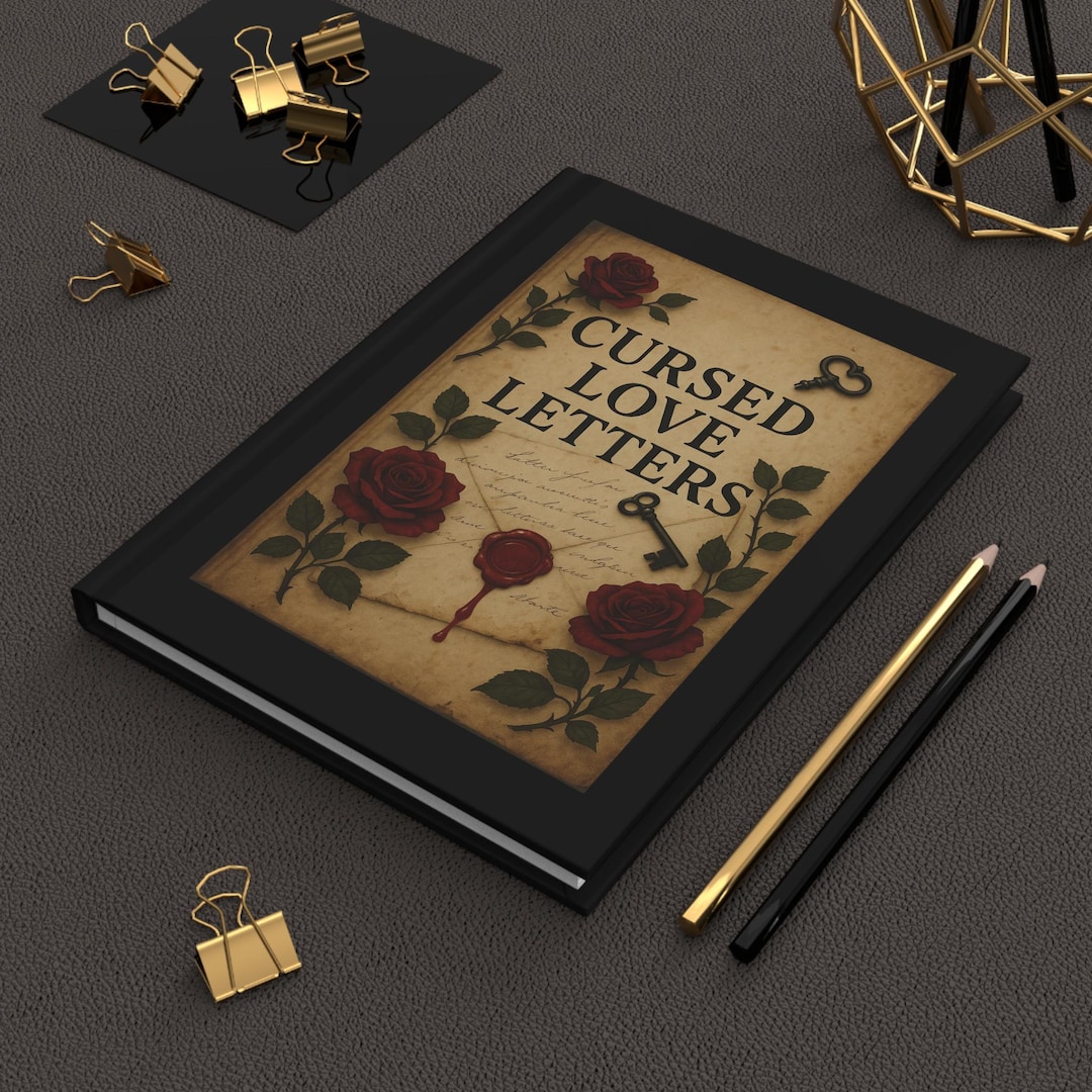 Cursed Love Letters Hardcover Journal: Gothic Valentine's Day Keepsake ...