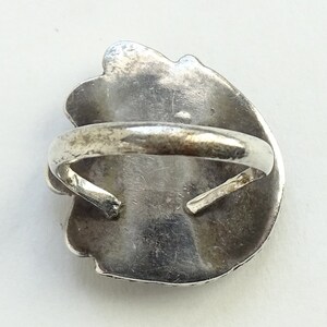 Vintage Navajo Turquoise Ring, Sterling Silver, Handmade Size 7 - Etsy