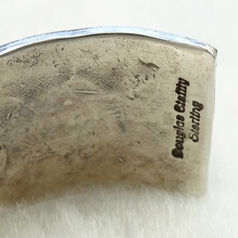 Vintage Navajo Artist Douglas Etsitty Mens Sterling Cuff - Etsy