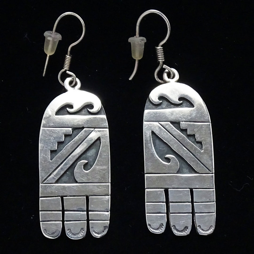 Vintage, Signed, Hopi Silvercraft Guild, Sterling Silver, Silver ...