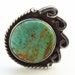 Vintage Navajo Turquoise Ring, Sterling Silver, Handmade Size 7 - Etsy