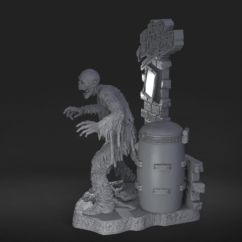 Tarman Return of the Living Dead 3D Printed Figure, Unpainted Zombie ...