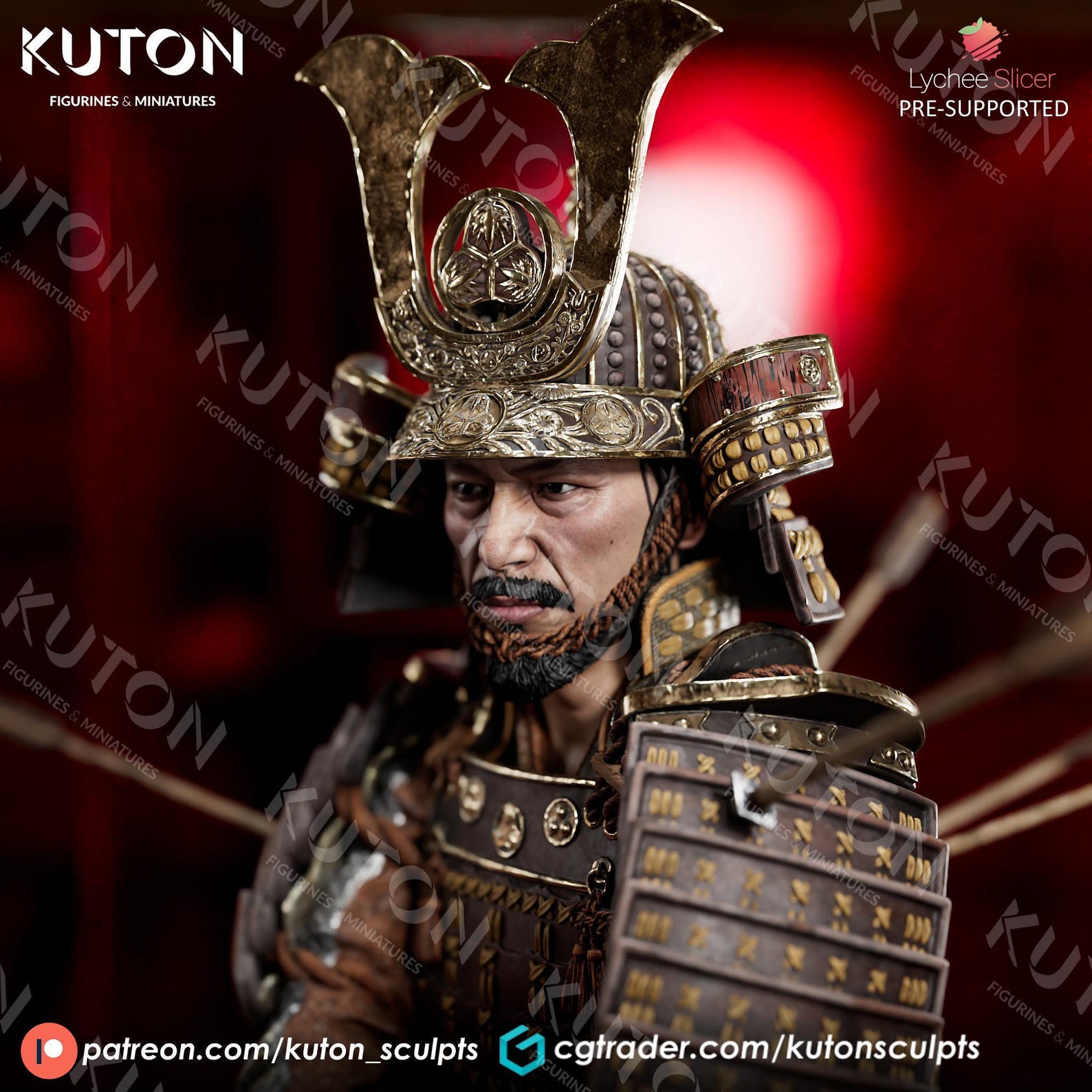 Yoshi Toranaga 3D Printed Figure - Iconic Shogun Daimyo, Unpainted - Etsy