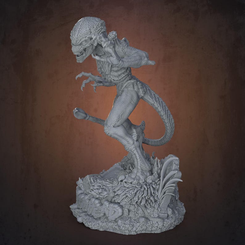 Pumpkinhead Horror Film 3D Print, Unpainted Demon Monster Model Kit - Etsy