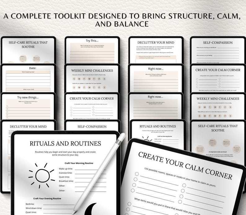ADHD Sensory Toolkit: Calm Corner in a Box (digital Printable PDF ...