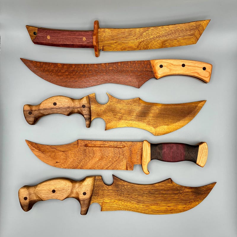 Wooden Fantasy Knife - Etsy
