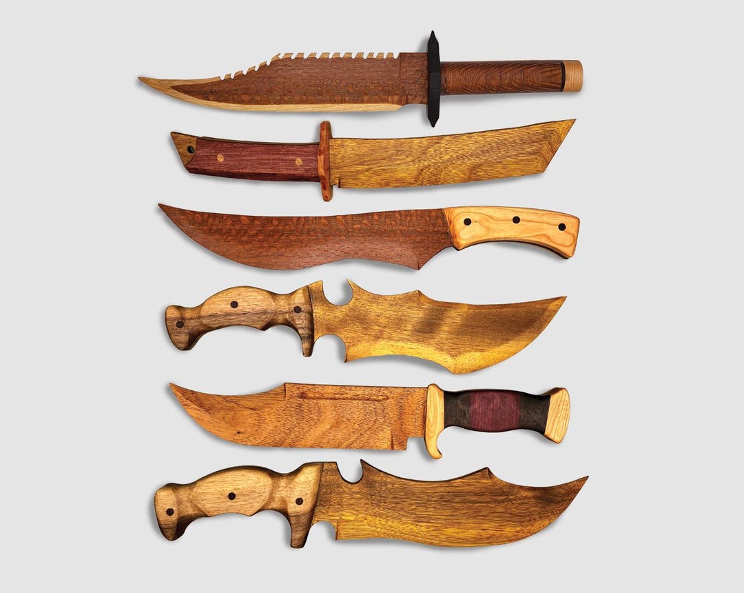 Handmade Exotic Wooden Knife for Display | Gift for Husband | Ren Faire ...