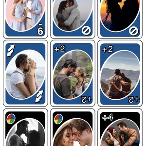 Custom Photo UNO Card Game – Personalized Family Gift (printable) - Etsy