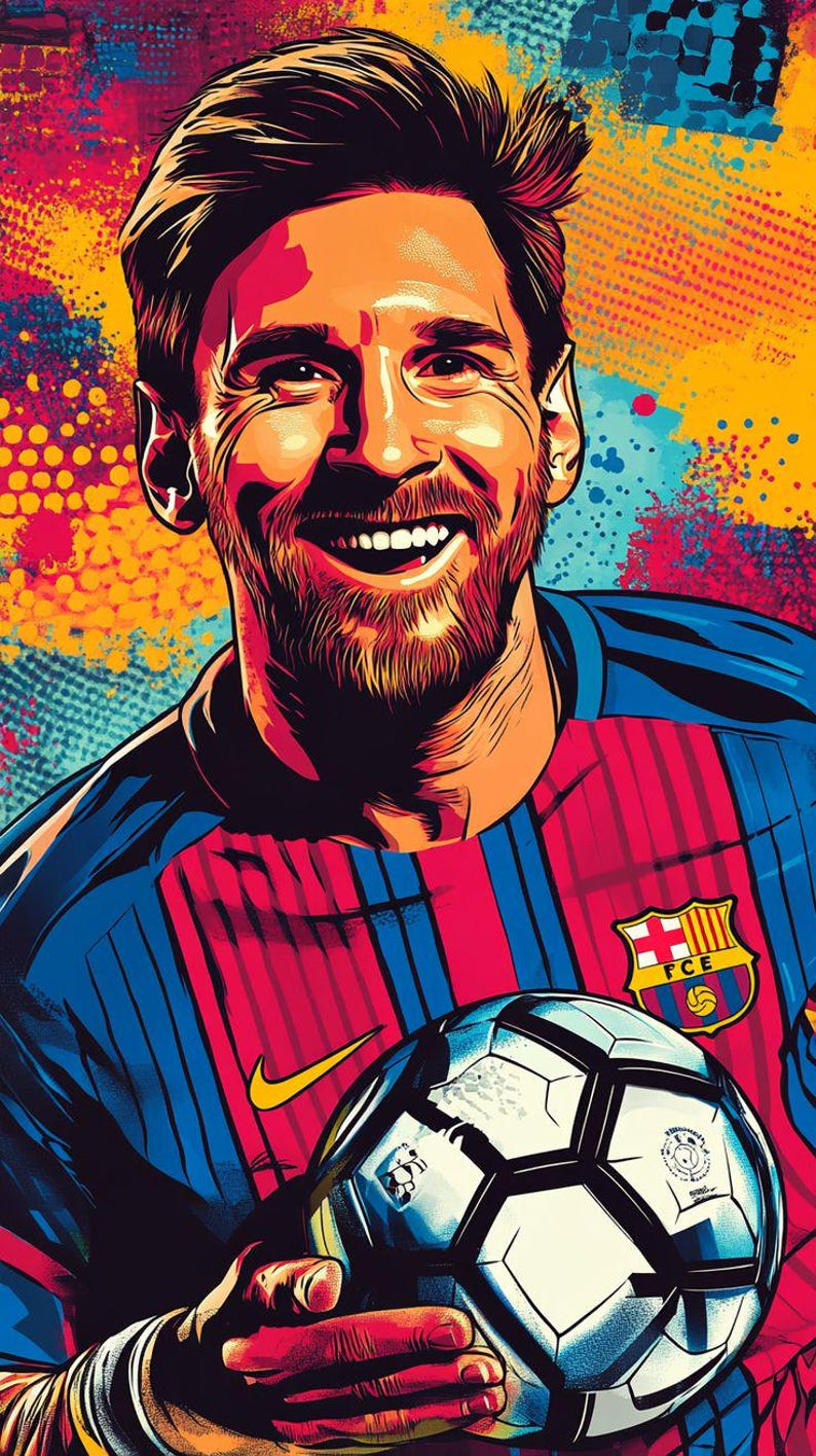 Messi Rug, Messi, Lionel Messi Rug, Football Rug, Barcelona Fan Gift ...