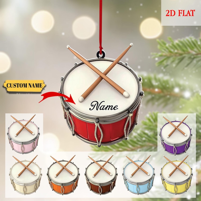 Drum Christmas Toy - Etsy