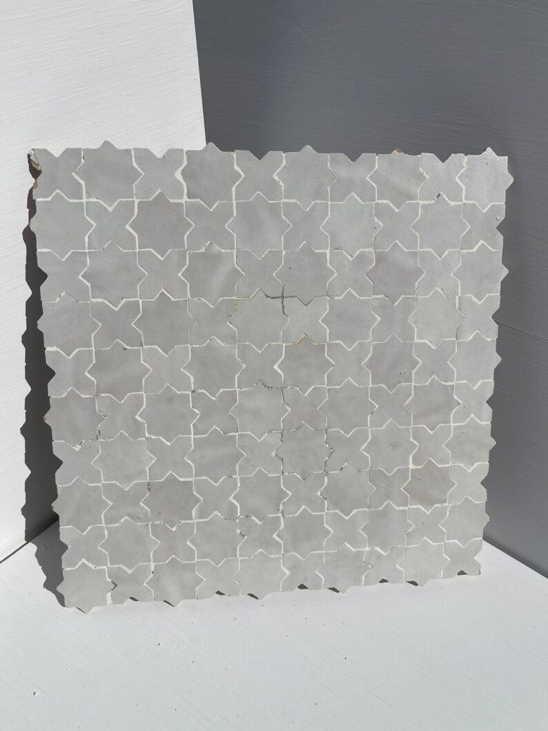 Handmade Moroccan Zellige Tile: Sand Beige Clay Terracotta, Traditional ...