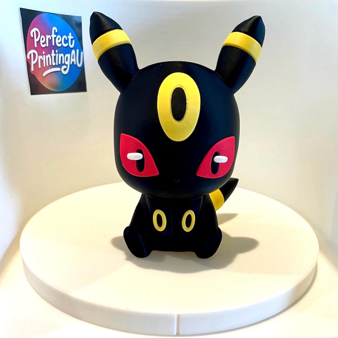Umbreon Pokemon, 3D Printed Figure, Pokémon Decor, Collectible Toy ...