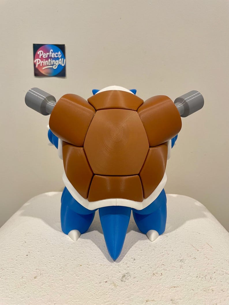 Blastoise Pokemon, 3D Printed Figure, Pokémon Decor, Collectible Toy ...