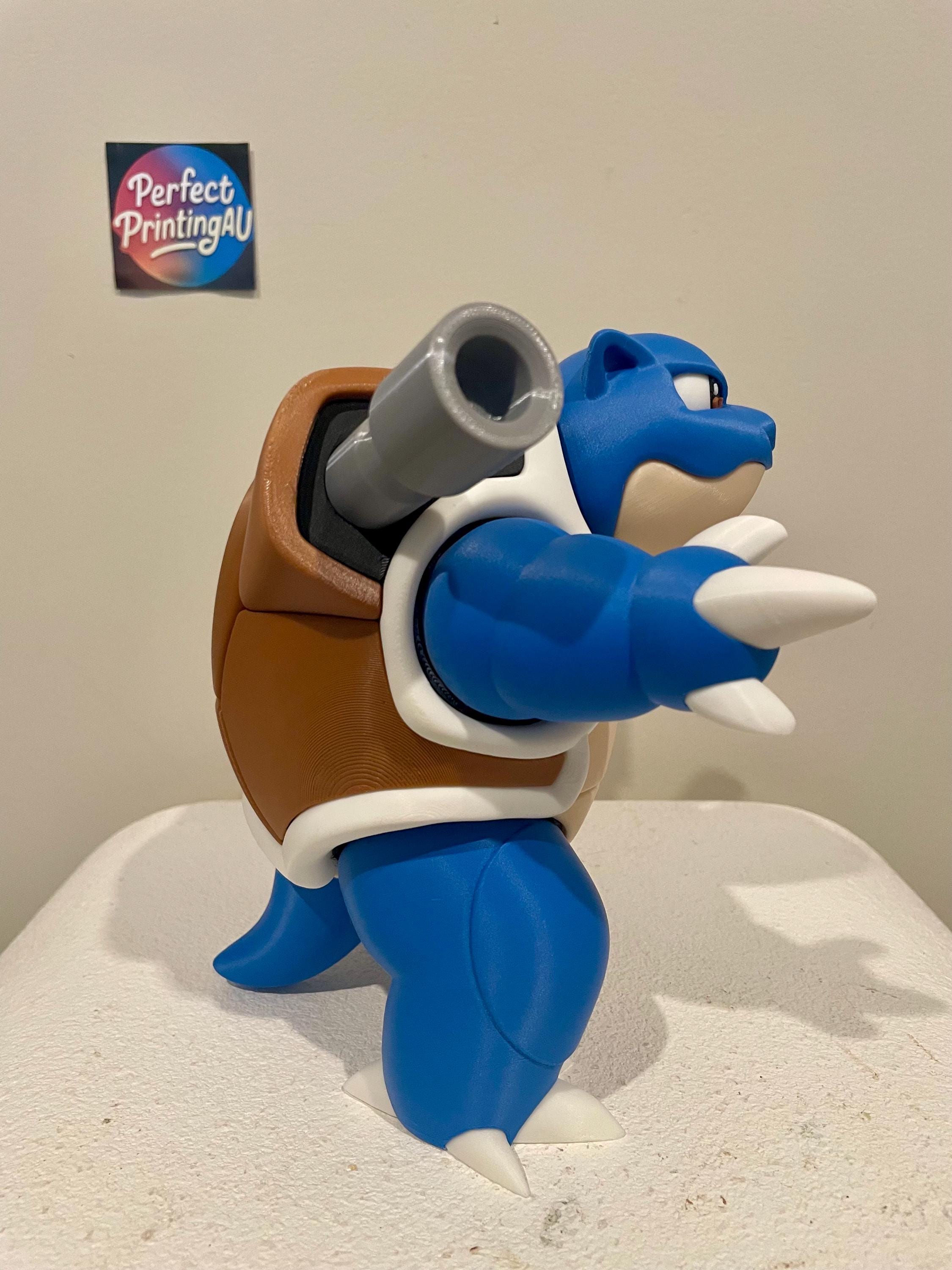 Blastoise Pokemon, 3D Printed Figure, Pokémon Decor, Collectible Toy ...