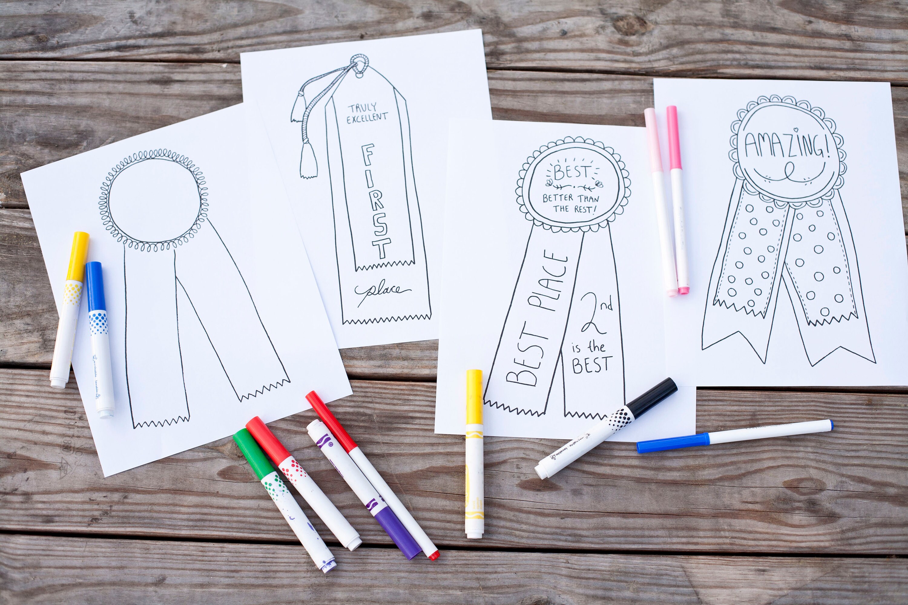 You're a Winner! Coloring Pages for Kids, Kids Coloring, Digital ...