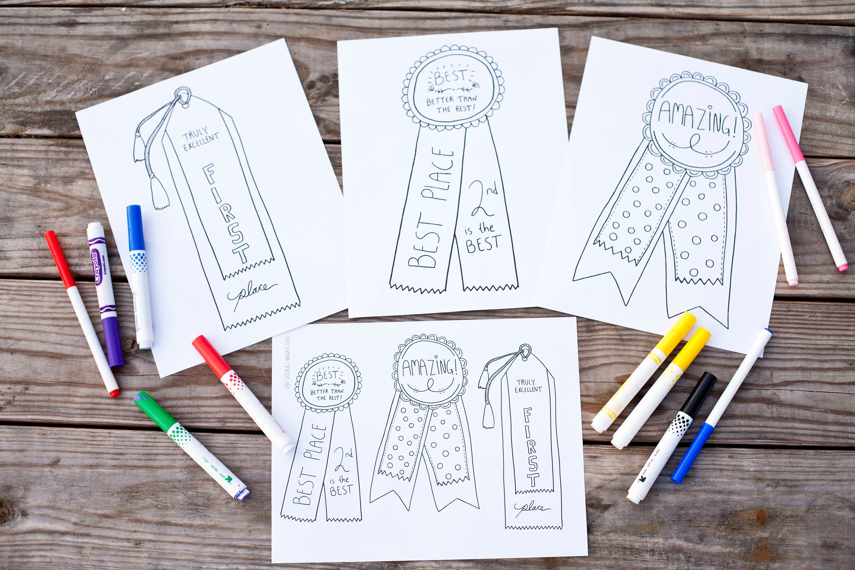 You're a Winner! Coloring Pages for Kids, Kids Coloring, Digital ...