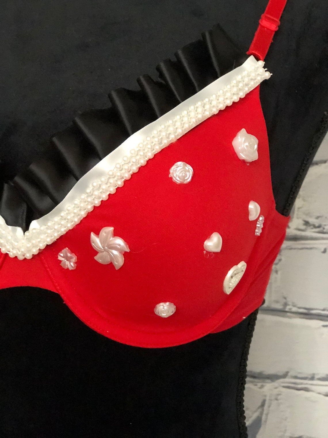Minnie Mouse Inspired Rave Bra Perfect for Any Rave Outfit | Etsy