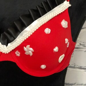 Minnie Mouse Inspired Rave Bra - Perfect for Any Rave Outfit, Edm Bra ...