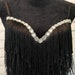Boho Rhinestones and Black Fringe Rave Top - Etsy