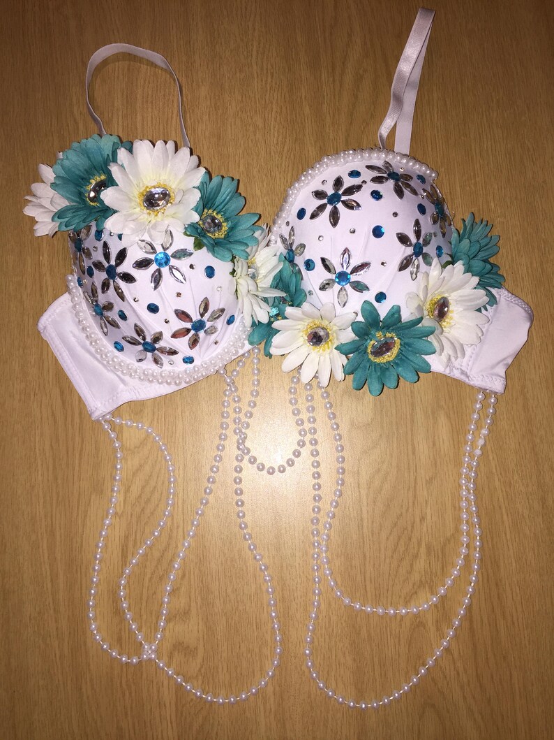 Dazed Daisy Rave Bra Perfect for Any Rave Outfit Edm Bra | Etsy