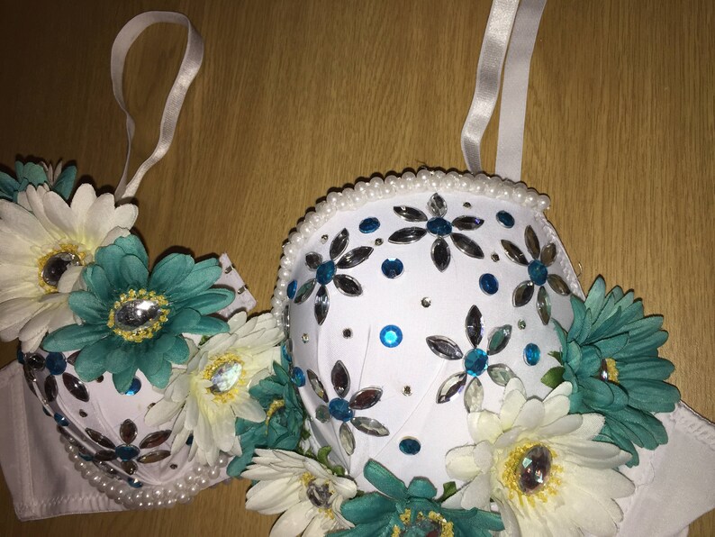 Dazed Daisy Rave Bra Perfect for Any Rave Outfit Edm Bra | Etsy