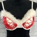Red & White Sexy Santa Christmas Rave Bra - Etsy