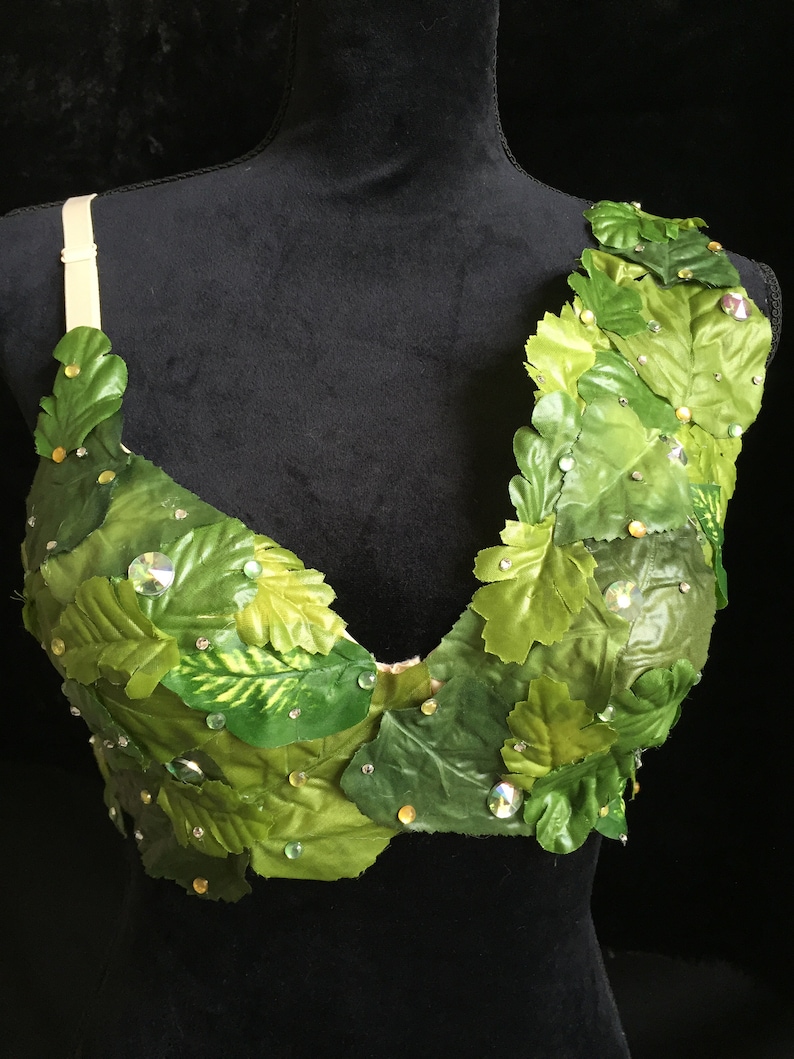 Poison Ivy Inspired Rave Bra Rave Outfit Edm Bra Exotic Etsy