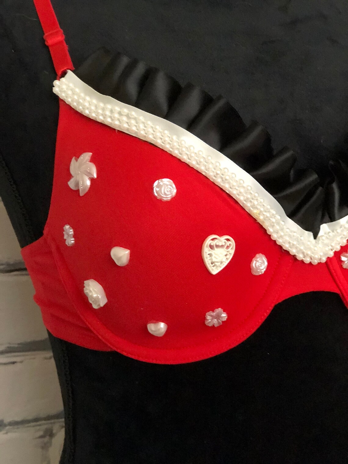 Minnie Mouse Inspired Rave Bra Perfect for Any Rave Outfit | Etsy