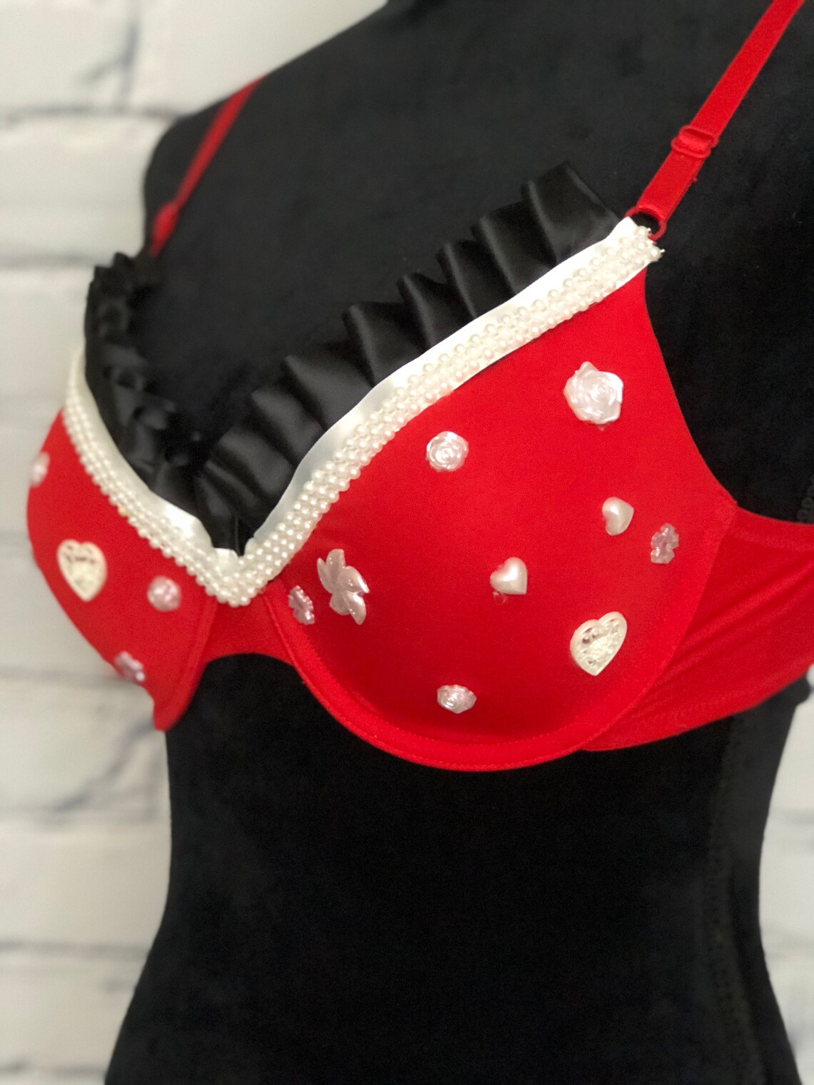 Minnie Mouse Inspired Rave Bra Perfect for Any Rave Outfit | Etsy