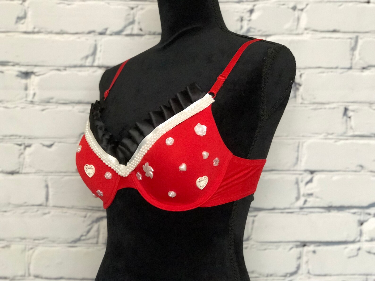 Minnie Mouse Inspired Rave Bra Perfect for Any Rave Outfit | Etsy