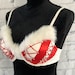 Red & White Sexy Santa Christmas Rave Bra - Etsy