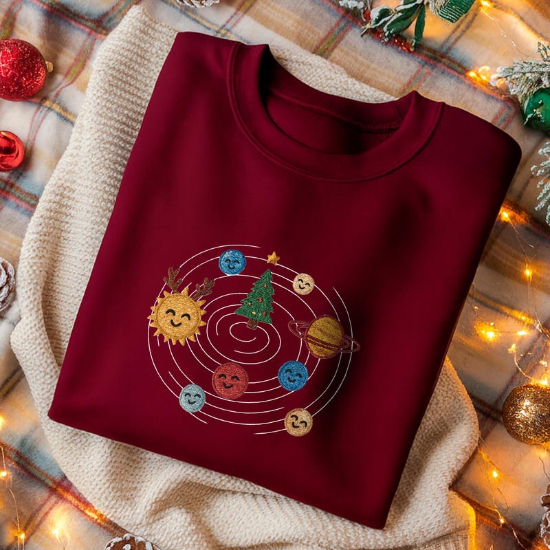Space Themed Ugly Sweater - Etsy