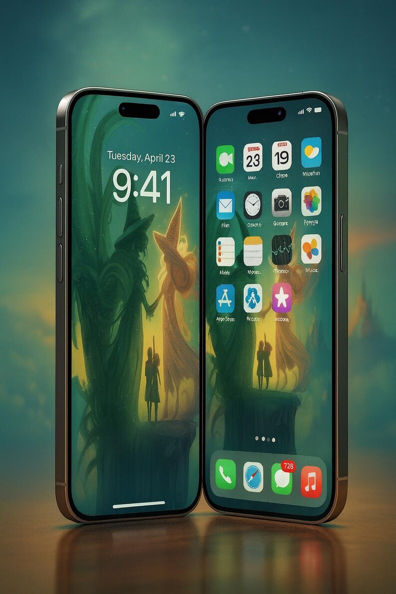 Wicked Inspired Fantasy Wallpaper | Magic Witch iPhone & Android ...