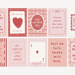 20 Christian Valentines Day Cards: Scripture Art, Love Bible Verse - Etsy